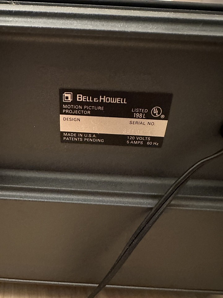 Vintage Bell & Howell Autoload 357B Super 8mm Film Movie Projector ...