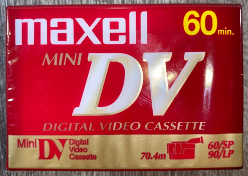 Maxell * Mini DV * 60 Min * Blank Digital Video Cassette Tape Sealed | eBay