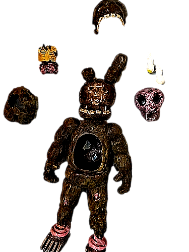 FNAF ANIMATRONIC DARK SPRINGTRAP action figure size 8" Five Nights at ...