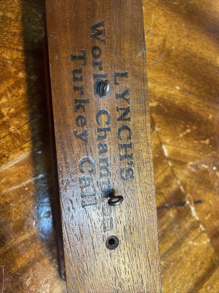 LYNCH'S WOODEN TURKEY BOX CALL, OLDER MODEL 1958 - MADE IN THE USA | eBay