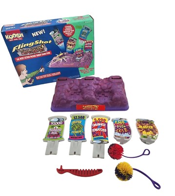 Vintage 1997 Koosh Flingshot Fling Shot Shoot'em Up Target Game Set ...