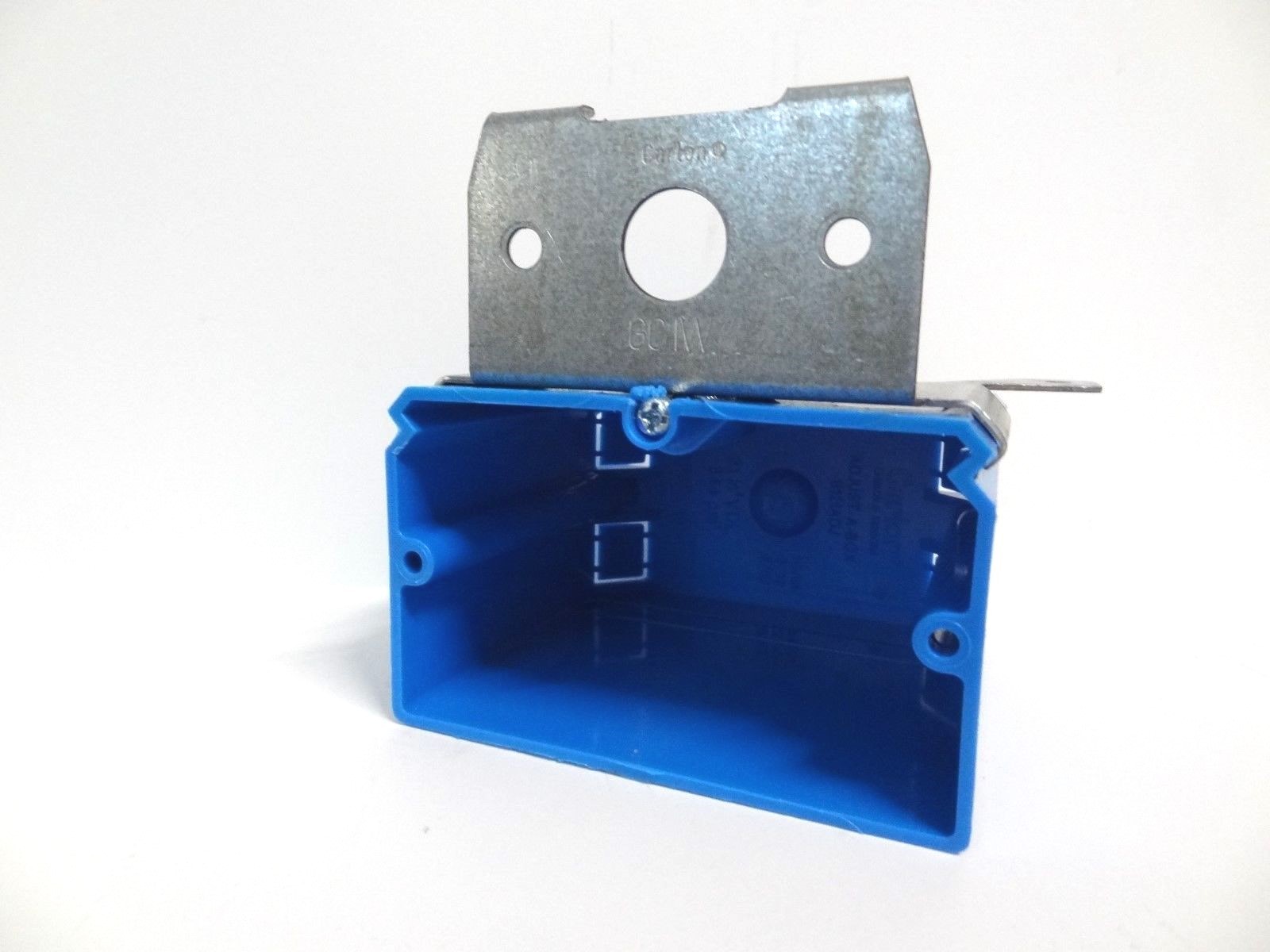 Carlon Old Work B121ADJ Zip Box 1-Gang Outlet Box 3-3/8" Depth PVC 21 ...