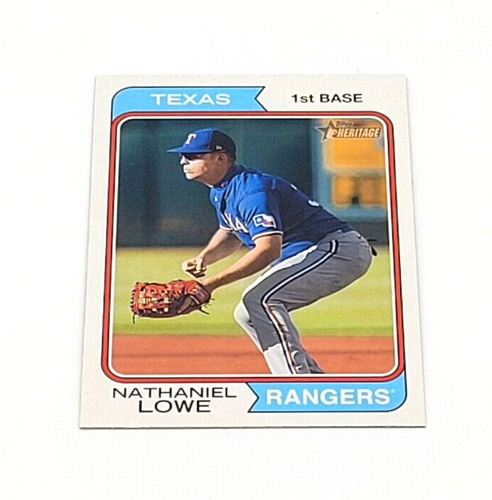 2023 Topps Heritage Baseball Nathaniel Lowe Texas Rangers #104 | eBay