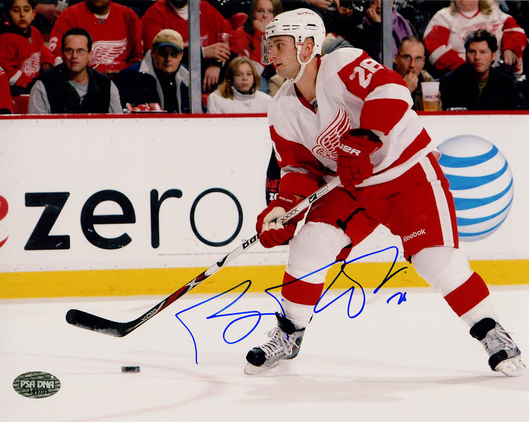 Brian Rafalski SIGNED 8x10 Photo Detroit Red Wings PSA/DNA AUTOGRAPHED ...