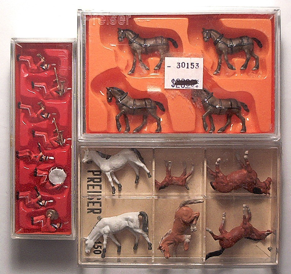10 PREISER & MERTEN HO SCALE CIRCUS ANIMALS & FIGURES SETS | eBay