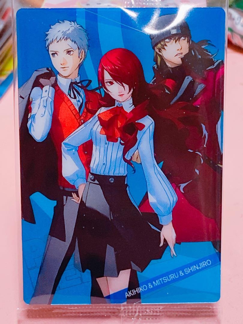 Persona Series Wafer Card 2 Akihiko, Mitsuru, Shinjiro Duty Paid or ...