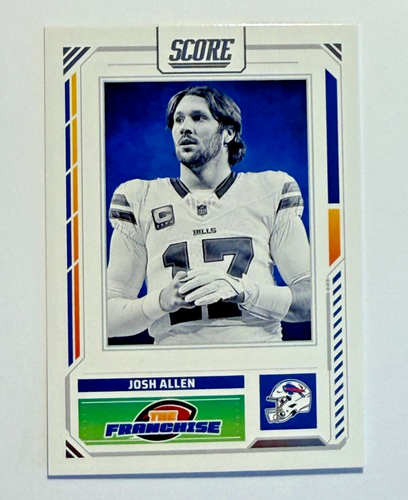 2025 Panini Score Football #4 JOSH ALLEN The Franchise BUY 2 GET 1 FREE ...