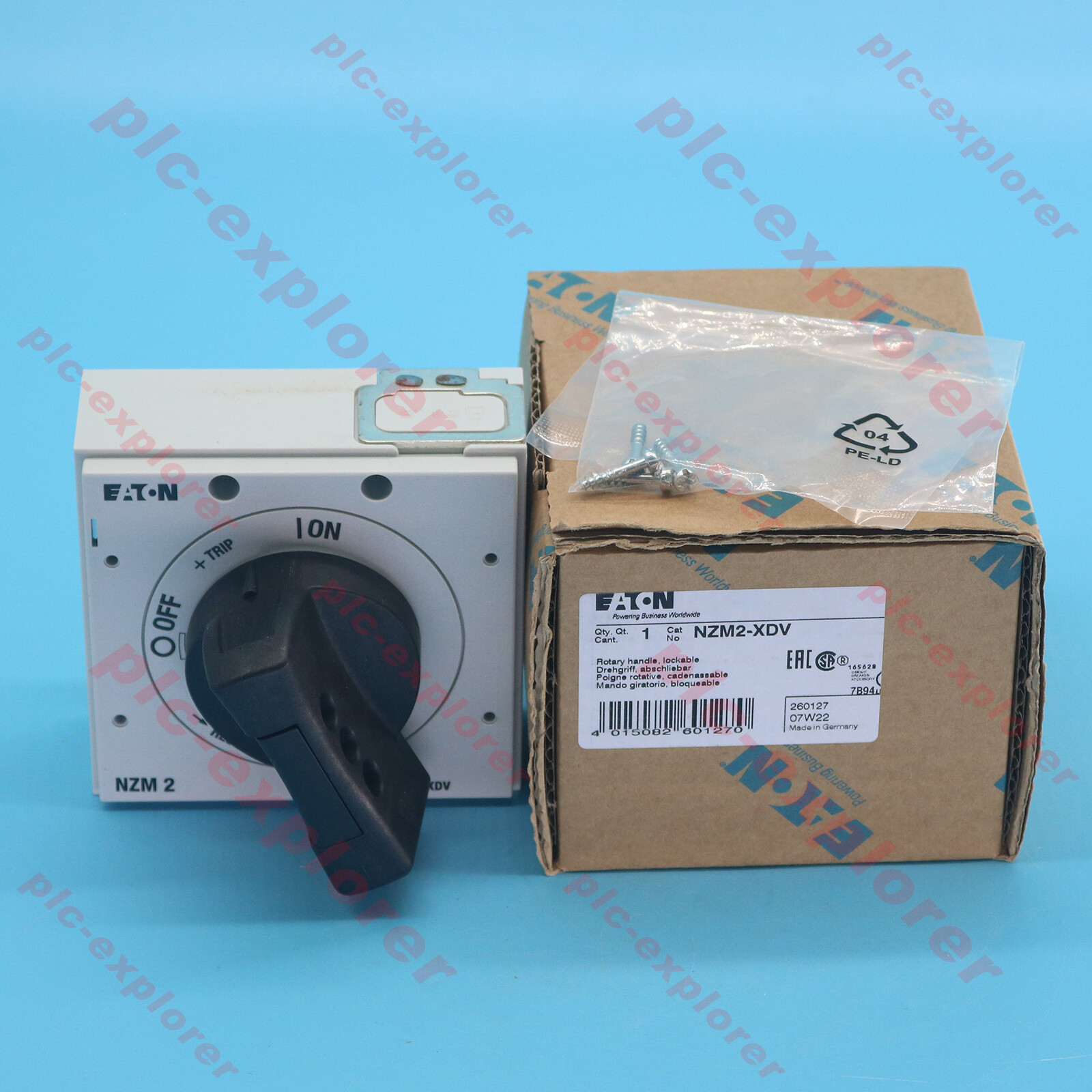 1piece new EATON MOELLER NZM2-XDV Rotary handle Fast Delivery ...