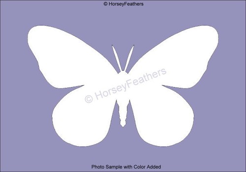 New-Butterfly-B Shape STENCIL~Bigger Size DIY UPick Insect Farm Flowers ...