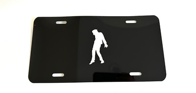 King of pop MJ hat in 3D - Black with White - Automotive License Plate ...