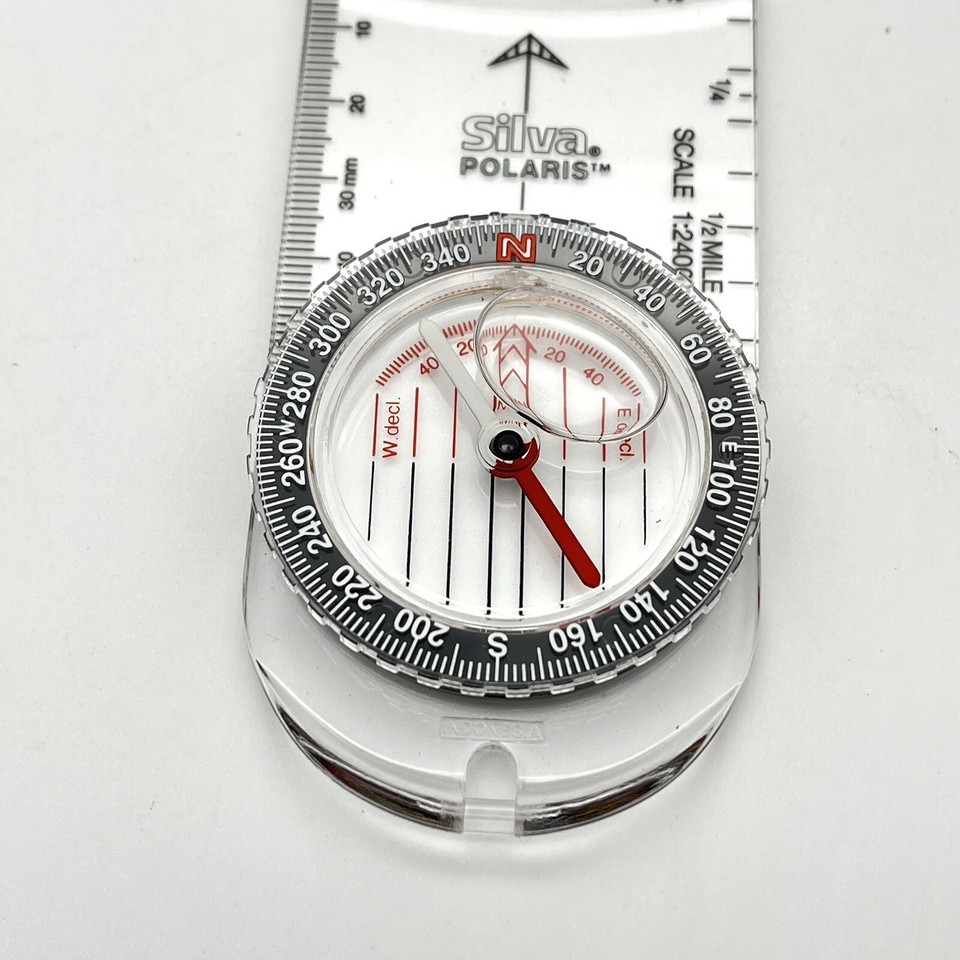 Vintage Silva Polaris Precision Transparent Compass | eBay