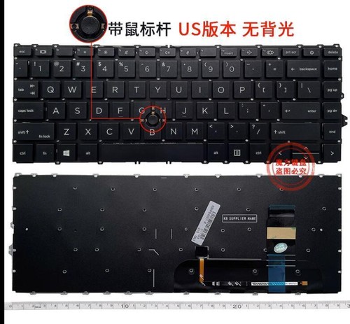 For HP EliteBook 840 G7 845 G7 840 G8 845 G8 Keyboard US Pointer No ...