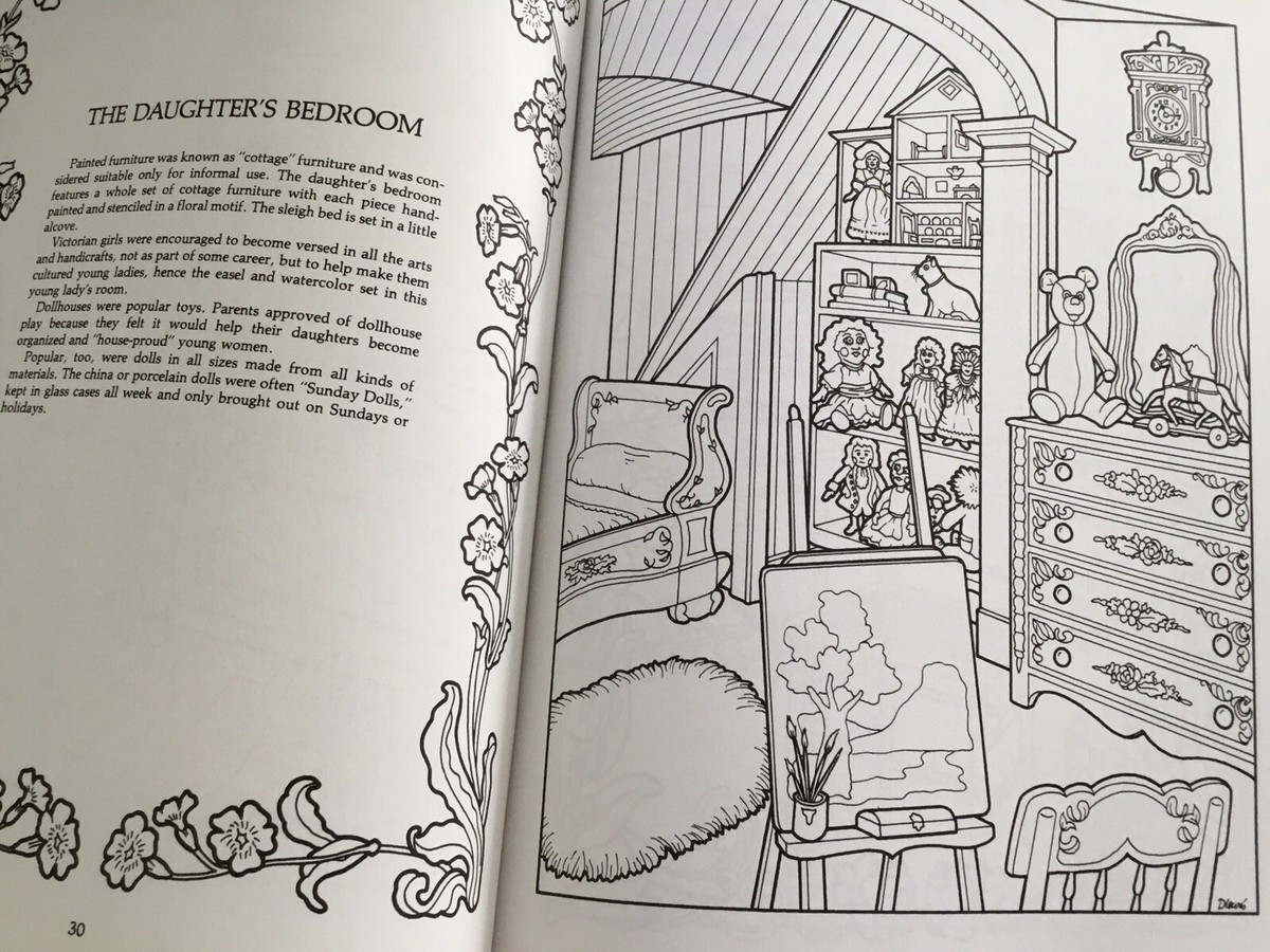 Victorian Rooms Coloring Pages Victorian Basement