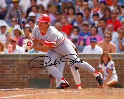Pete Rose Autographed 8x10 Photo Reprint Signature | eBay