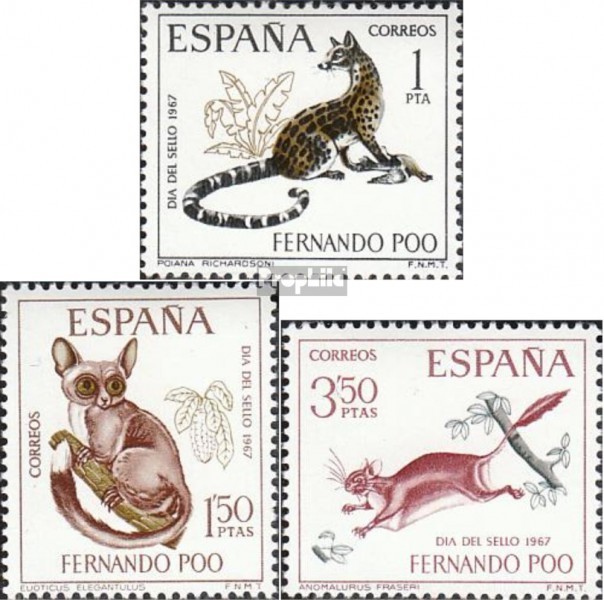 Fernando Poo 255-257 mint never hinged mnh 1967 Day the Stamp | eBay