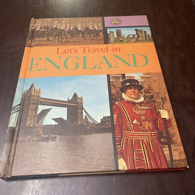 Let's Travel To England People And Places Book Vintage Picture History ...