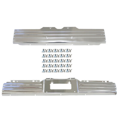 1964 Impala License Plate Panel Front & Rear Pair 2 PCS w/ 50 Clips ...
