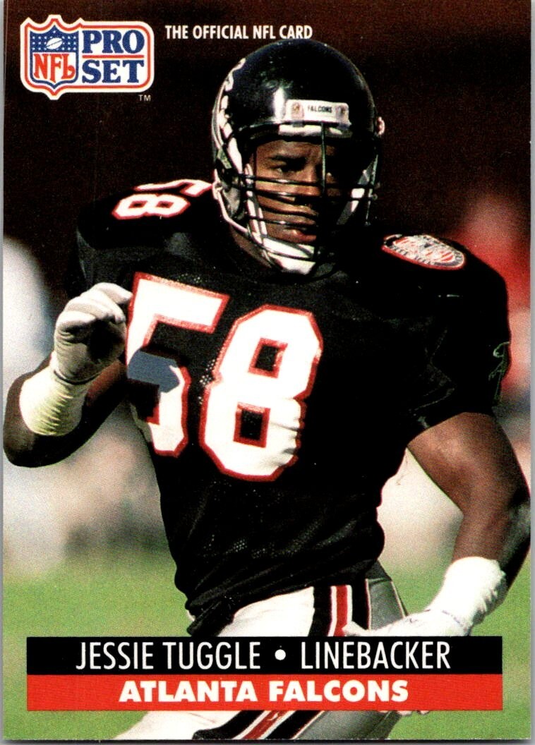 1991 Pro Set Jessie Tuggle #441 Atlanta Falcons Football Card | eBay