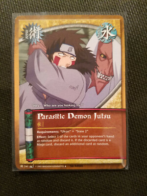 Naruto Parasitic Demon Jutsu 241 Battle of Destiny Uncommon 1st Edition ...