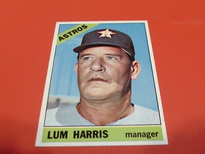 1966 TOPPS # 147 LUM HARRIS ASTROs NEAR MINT / MINT OR BETTER !! | eBay