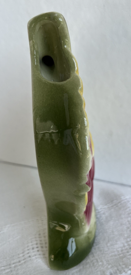 Vintage Mid Century Ceramic Rooster Wall Pocket Unmarked Nice Colors ...