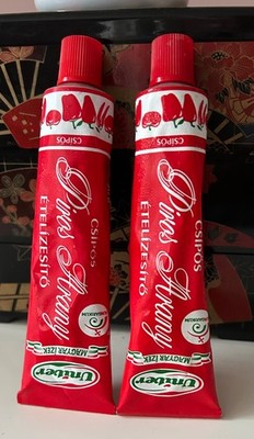 LOT OF TWO (2) HUNGARIAN PAPRIKA PASTE “PIROS ARANY/HOT | eBay