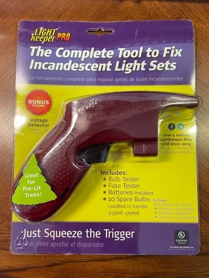 Light Keeper Pro Complete Tool-Fix Incandescent Light Sets, Bonus ...