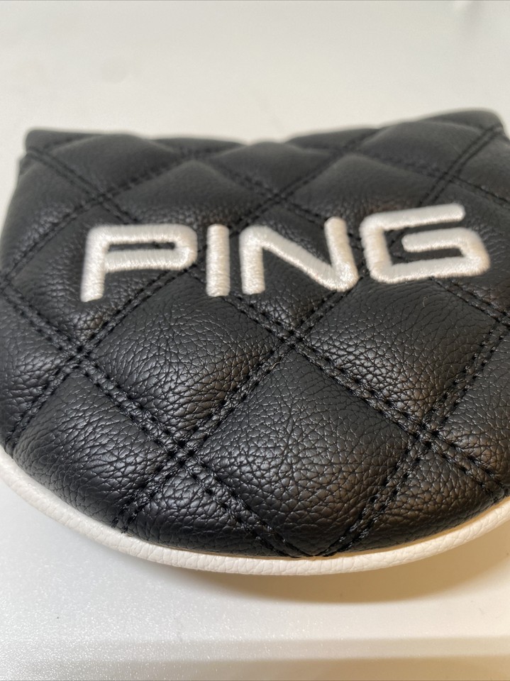 Ping Square Black Mid Mallet Rounded Shape putter HeadCover Magnetic ...