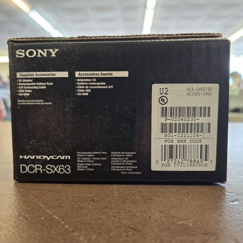 Sony DCR-SX63 16 GB Camcorder - Silver for sale online | eBay