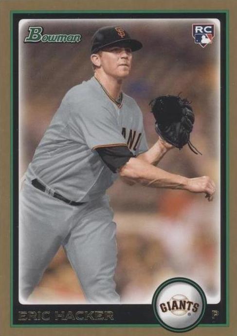 2010 Bowman - Eric Hacker #216 Gold (RC) for sale online | eBay