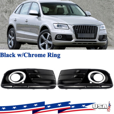 Fits For 2013-2016 2017 Audi Q5 Front Bumper Fog Light Covers Grille ...
