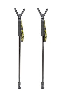 (2) Summit Treestands Adjustable Shooting Sticks Gun Crossbow Rest ...