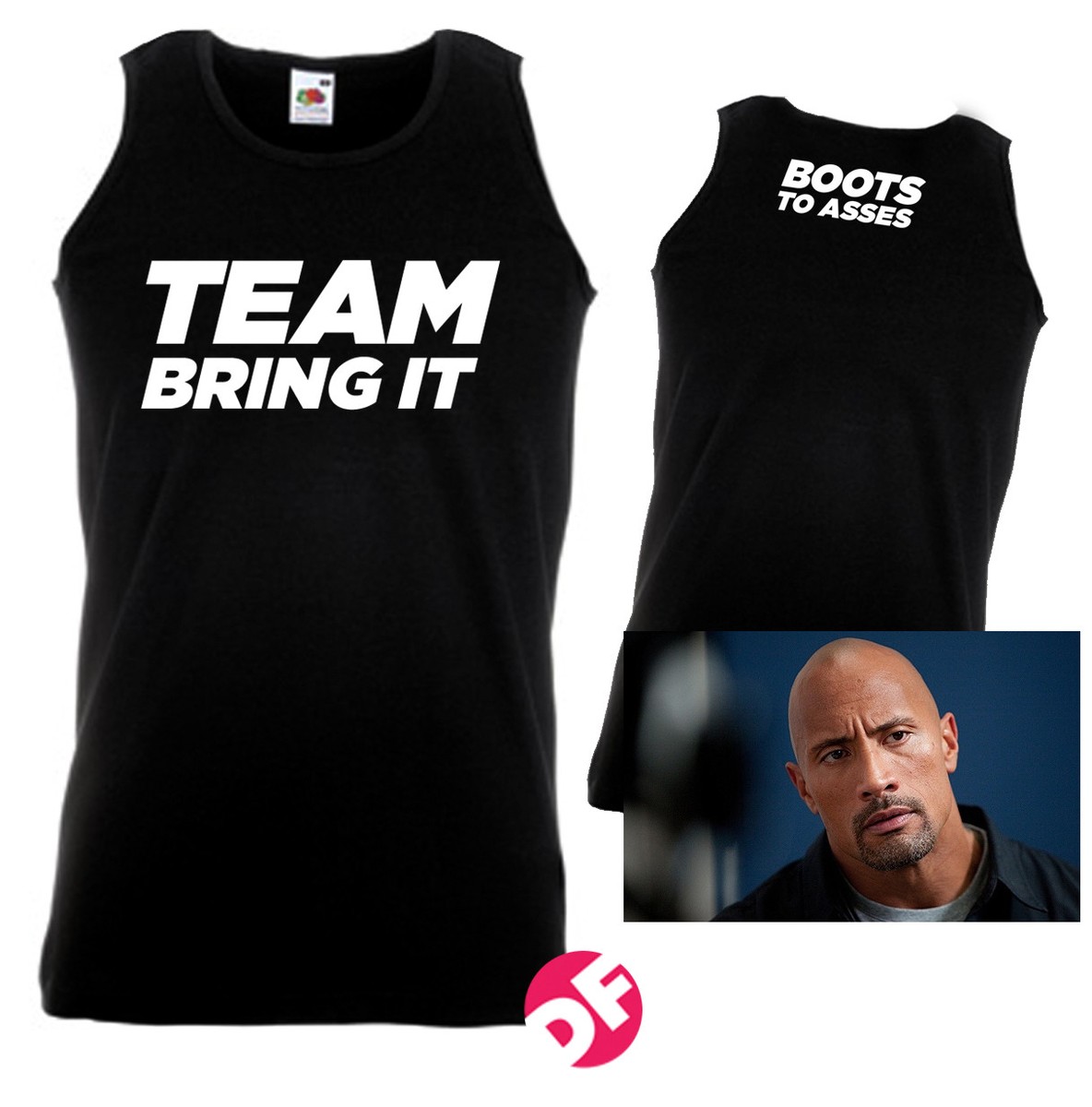 The Rock Team Bring It Logo