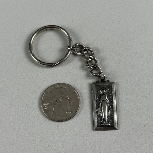 Catholic Miraculous Mary Mother Religious Charm Keychain Key Ring ...
