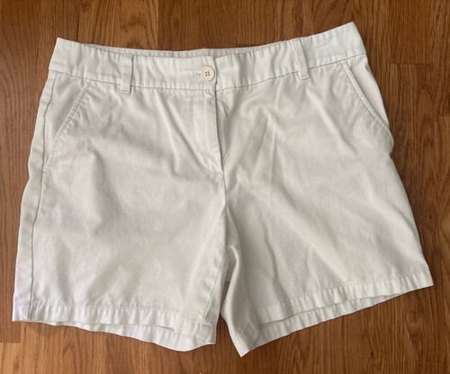 Ann Taylor Loft Outlet Women’s White Shorts Sz 10 Pockets 4” Inseam ...