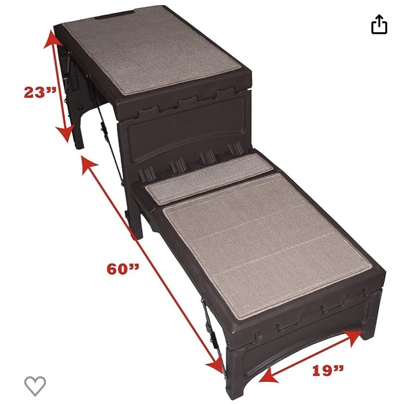 Free Standing Pet Ramp for Cats and Dogs, No Assembly Required, Easy ...