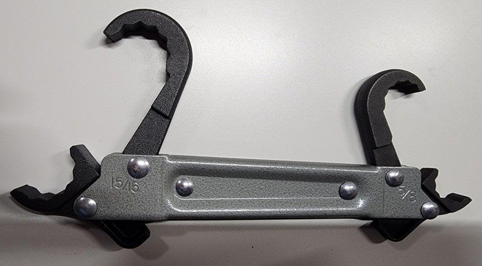 Plumbing Tools Angle Stop Removal Wrench Kit Removing Compression Ring ...