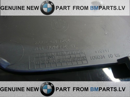 NEW GENUINE BMW X5 E70 LCI FRONT M SPORT BUMPER TOW COVER KIT PRIMED ...