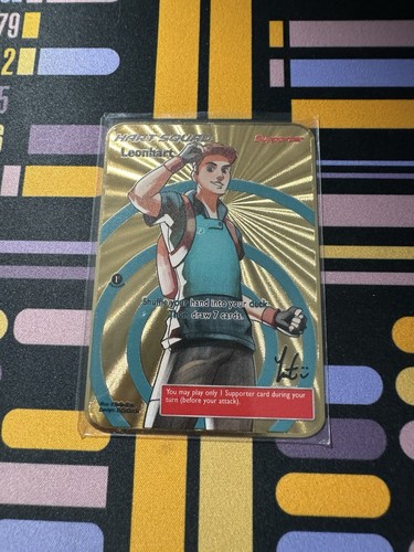 Leonhart Pokemon Gold Metal Card 144/570 | eBay