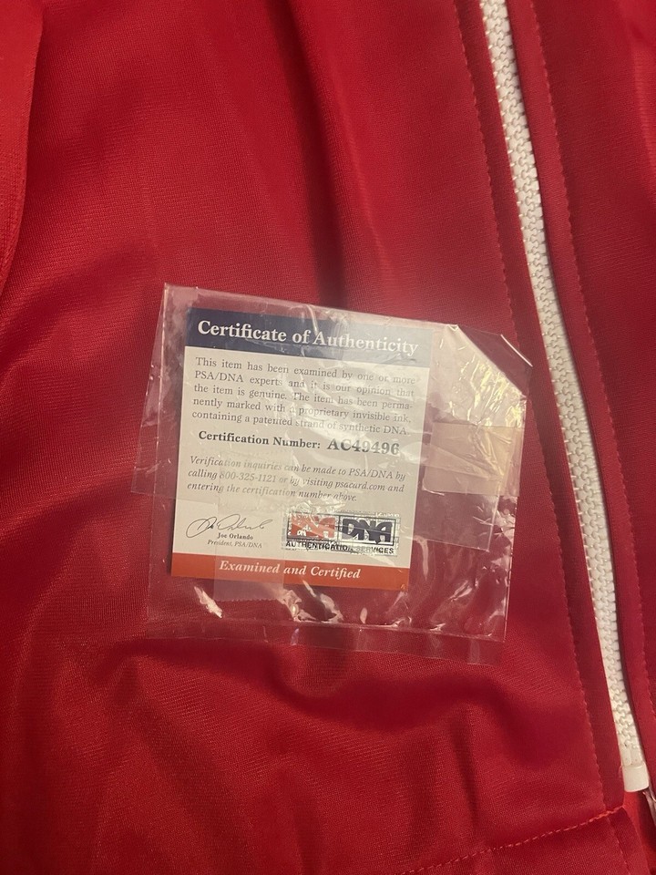 Manny Pacquiao Signed Track Jacket Men Training Boxing Running Full Zip ...