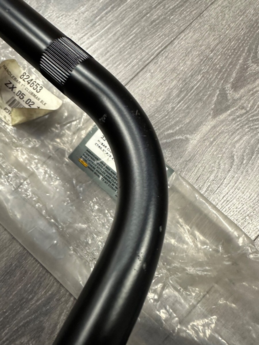 7/8 Motorcycle Handlebars Emgo 1" Street Clubman Handlebar - Black 23 ...