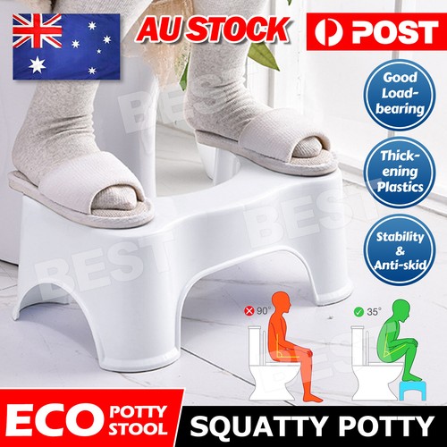 Sit & Squat Squatty Potty Stool Eco Toilet Step Stool Healthy Colon AU ...