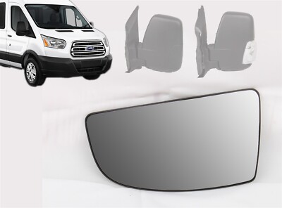 FOR FORD TRANSIT 2015-2022 LEFT DRIVER SIDE LOWER MIRROR GLASS WIDE ...