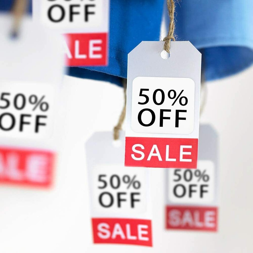 16Rolls Square Thermal Paper 750 Labels 1" x 1" for Dymo 30332 ...