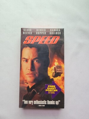 Speed VHS Tape, Keanu Reeves, COMPLETE/NEW SEALED SEE PHOTOS (VHS96) | eBay