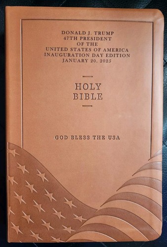 Donald Trump God Bless The USA Bible Christian INAUGURATION DAY Edition ...