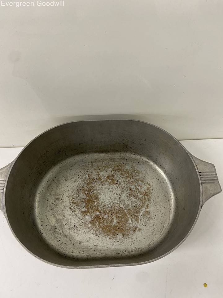 vintage Wagner Ware Magnalite oval roaster with a lid. 4265 P Pan W ...