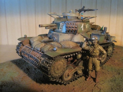 Completed 1 35 Imperial Army Type 4 Light Tank Kenu Homeland Decisive ...