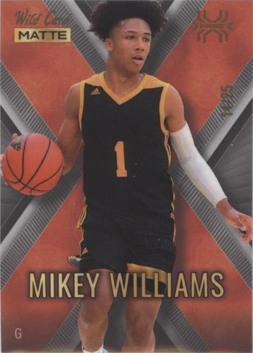 2022-23 Wild Card Matte Draft - X-Plode Mikey Williams #MXP-35 Silver ...