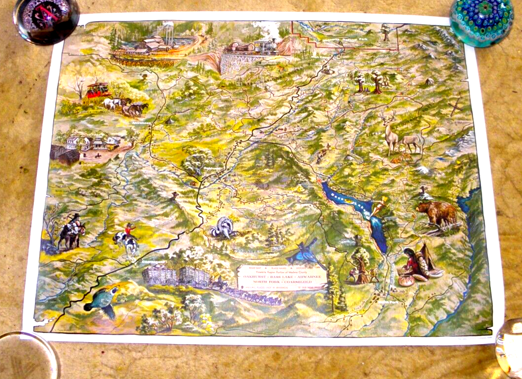 Vintage Madera County Maps